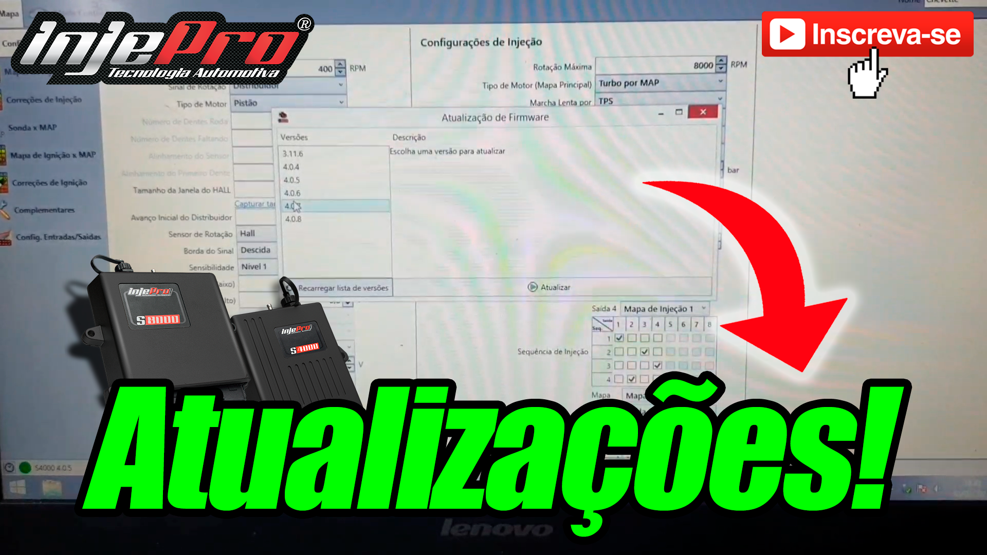 INJEPRO - Tecnologia Automotiva | Atualizações das Injeções - INJEPRO